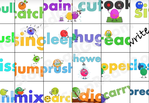 Making words become the center of attention – STOP READ GO