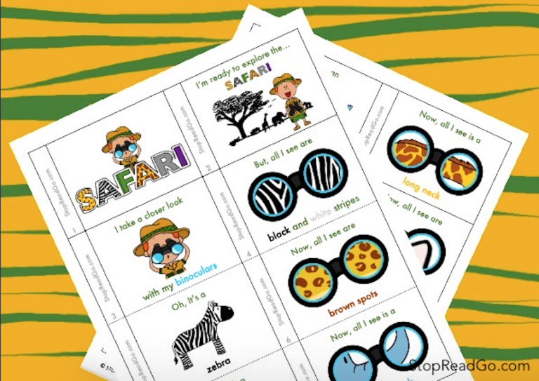 FREE Mini Book – Safari - STOP READ GO