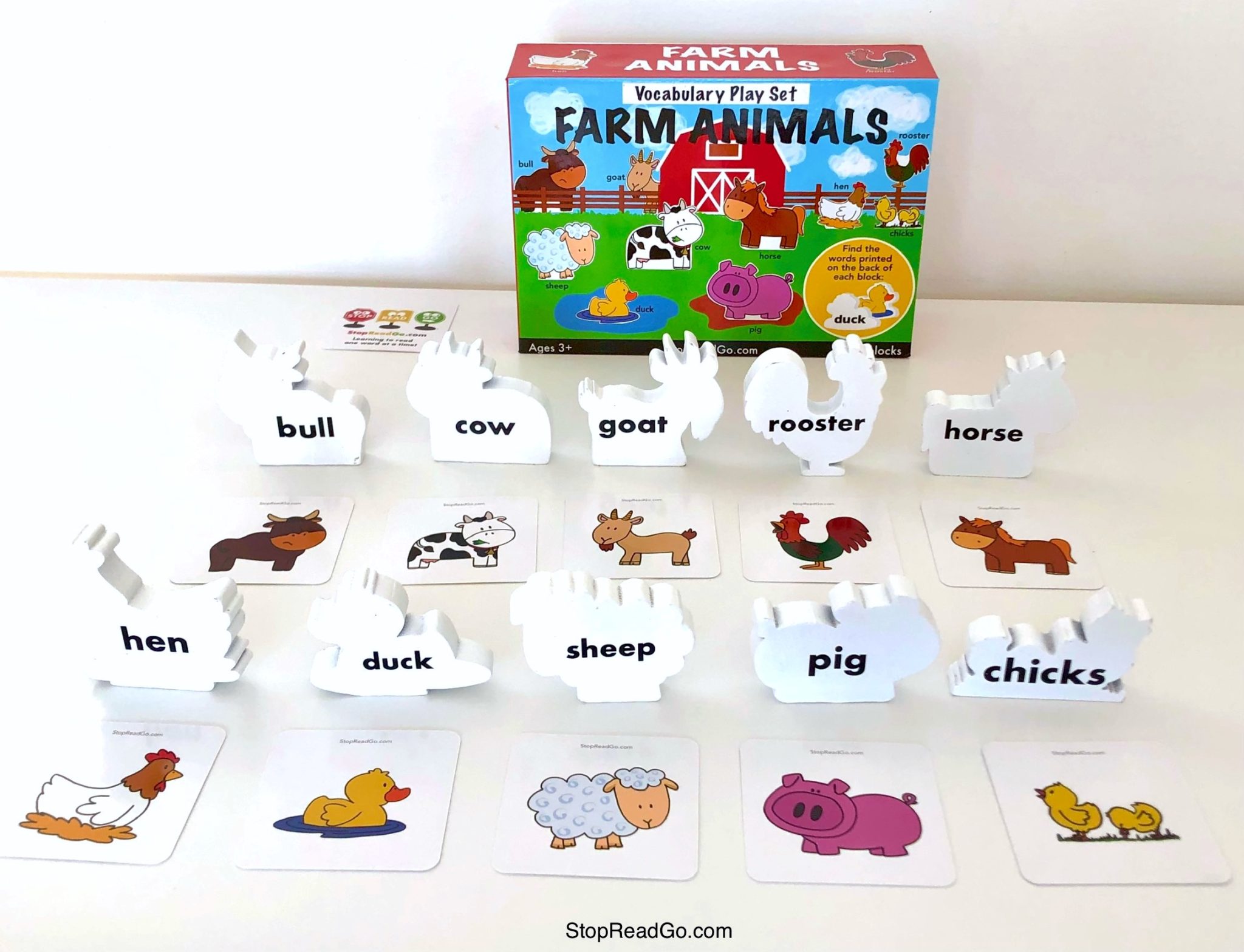 Vocabulary Box – Farm Animals - STOP READ GO