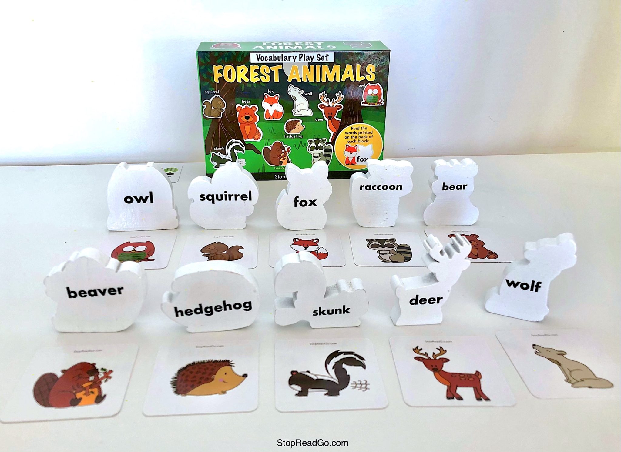 Vocabulary Box – Forest Animals - STOP READ GO