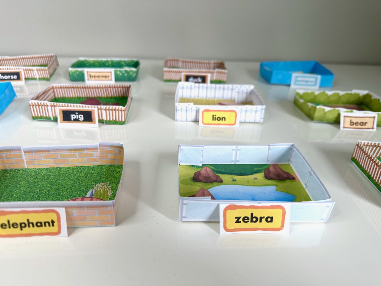 Free Zoo Enclosures - STOP READ GO